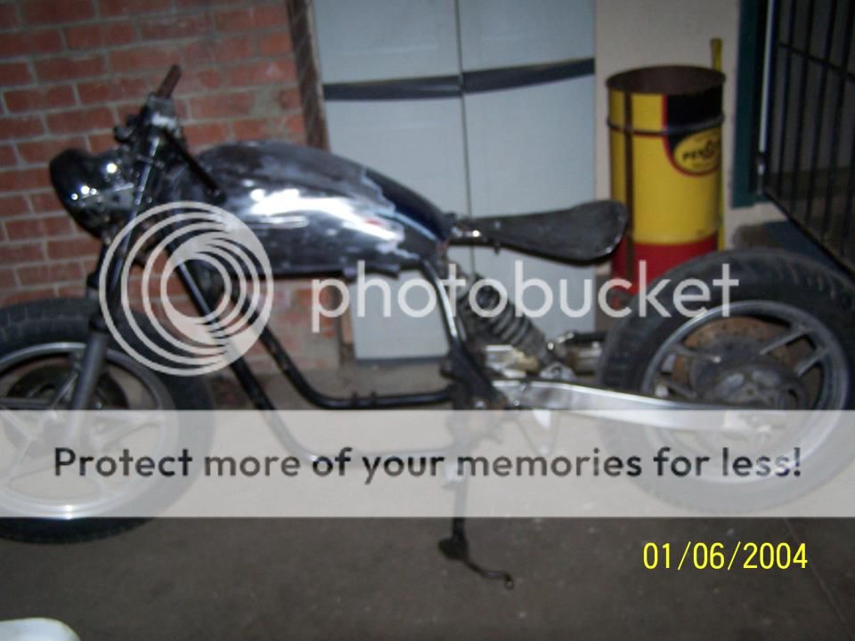 85 GS 550 monoshock bobber build | DO THE TON