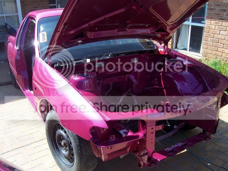CHEETR - Candy Apple Pink ute, Tan leather custom interior,20z, white ...