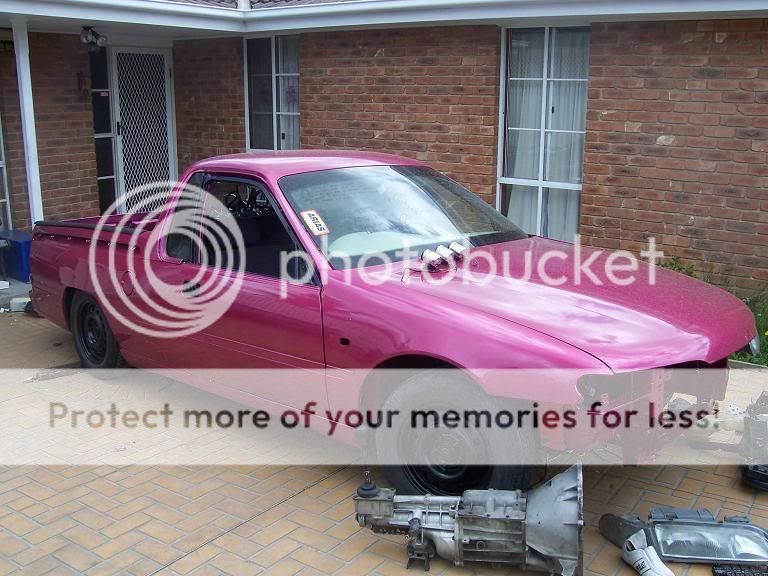 CHEETR - Candy Apple Pink ute, Tan leather custom interior,20z, white ...