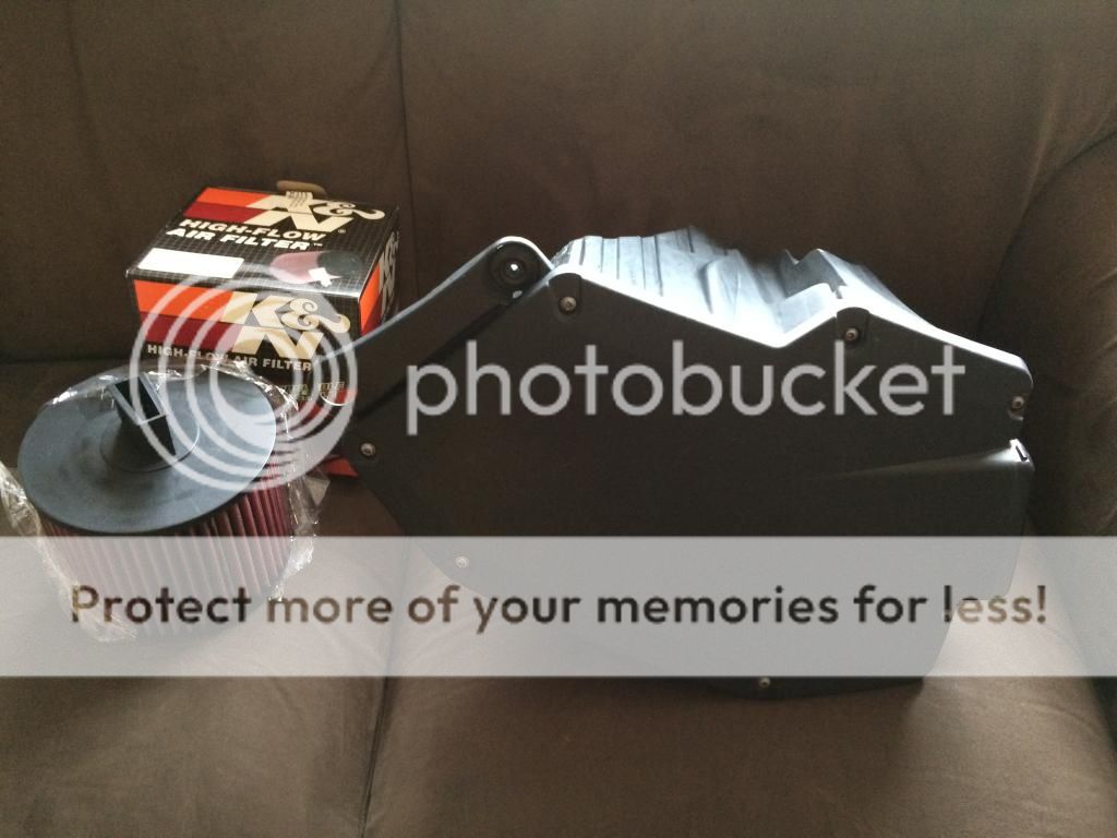 N52 Euro Air Box with OEM and K&N Filters