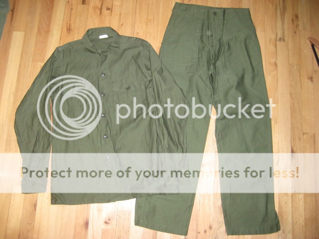 Unissued Early 3rd Pattern OG-107 Utility Uniform - UNIFORMS - U.S ...