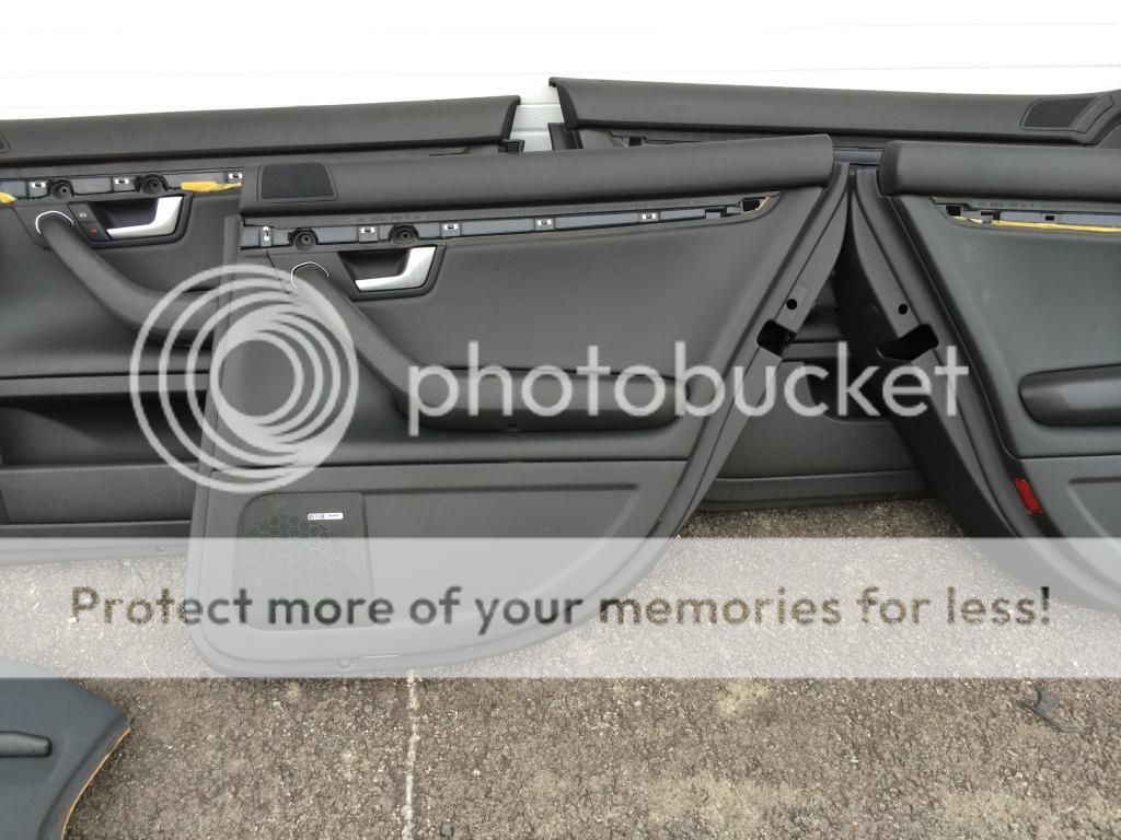 Audi S4 A4 2002-2008 B6 B7 Rear Power Sun/Privacy Shade Door Panels ...