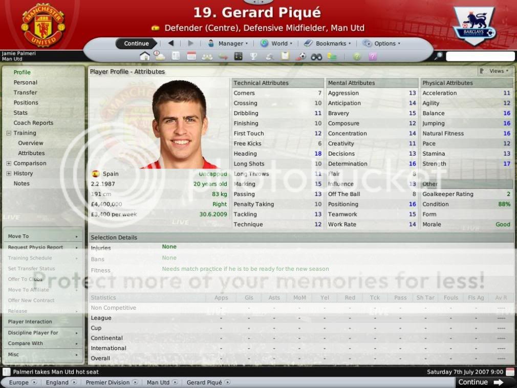 FM 2008: Manchester United - Home of the Red Devils - Football Manager ...